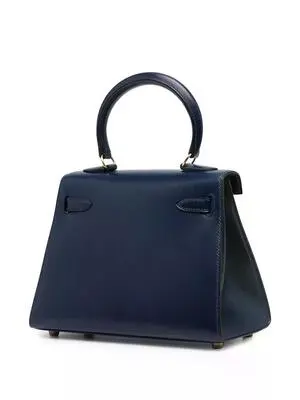 Hermès 1995 Kelly Sellier 20 Bag - Blue