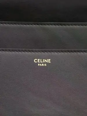 Celine Leather 16 Handbag - Black