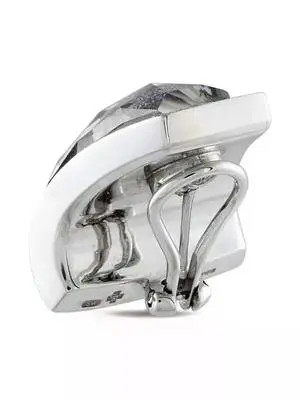 Stephen Webster 18k White Gold Crystal Haze Diamond Clip-on Earrings - Silver
