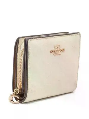 COACH VINTAGE Pre-owned Snap Textured Zip-around Wallet