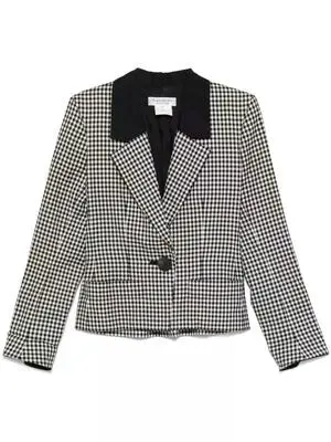 Saint Laurent Circa 1991 Checked Jacket