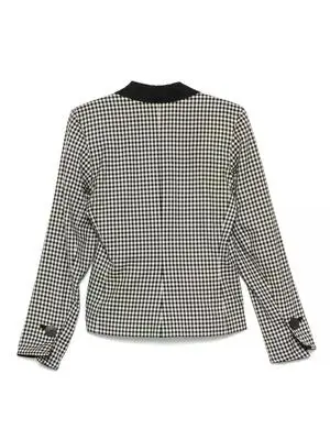 Saint Laurent Circa 1991 Checked Jacket
