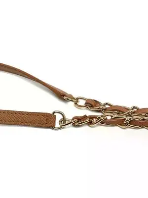 Dkny Vintage Leather Shoulder Bag - Brown