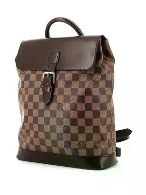 LOUIS VUITTON Damier Ebene Soho Backpack