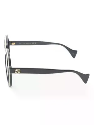 Gucci 2000s Geometric-frame Sunglasses