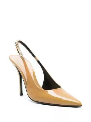 Gucci 115mm Signoria Slingback Pumps - Brown