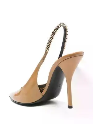 Gucci 115mm Signoria Slingback Pumps - Brown