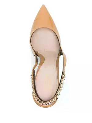 Gucci 115mm Signoria Slingback Pumps - Brown