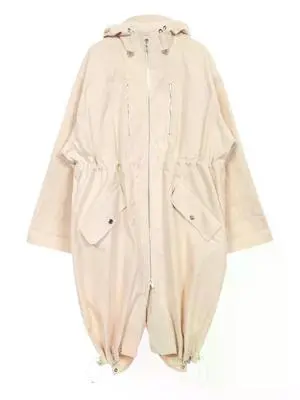 Hermès 2010s Hooded Buttoned Coat
