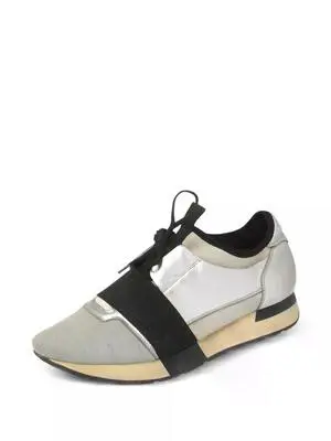Balenciaga Race Runner Sneakers - Silver