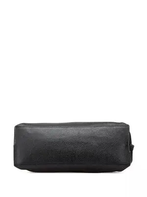 Gucci Medium Leather Bamboo Daily Satchel 2000-2015 - Black
