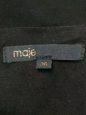 Maje Suede Studded Skirt
