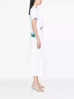 Celine 2021 Leather Triomphe Airpods Case With Strap