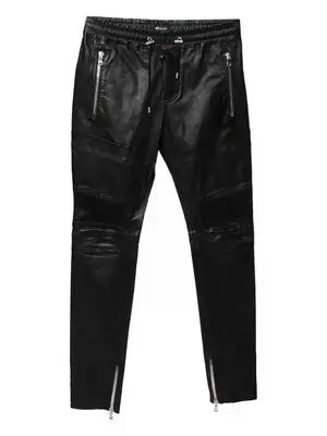 Black Wash Sport Bottoms For Men
