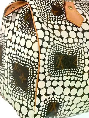 LOUIS VUITTON X Yayoi Kusama 2012 Speedy 30 Handbag - Brown