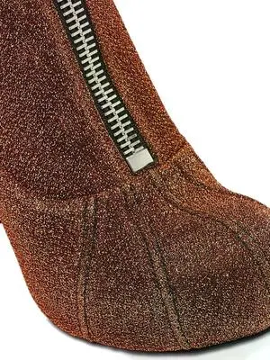 Stella McCartney Glitter Zip Ankle Boots