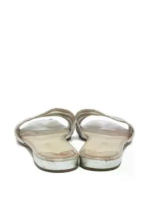 Prada Wave-mesh Slide Sandals