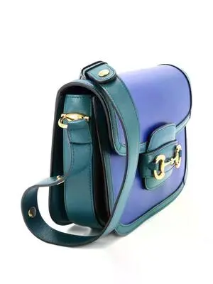 Gucci Horsebit 1955 Small Shoulder Bag - Blue