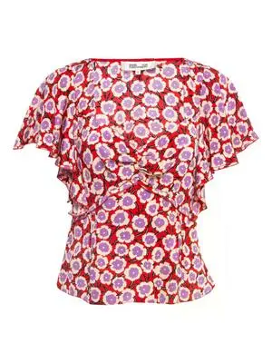 Diane Von Furstenberg Frill Blouses