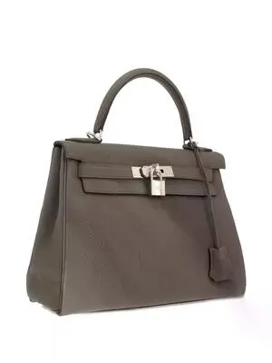 Hermès Kelly 28 Sellier Two-way Handbag - Grey