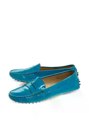 TOD'S Vintage 2023 Leather Loafers - Blue
