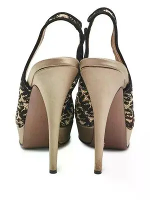 Missoni Slingback Platform Pumps