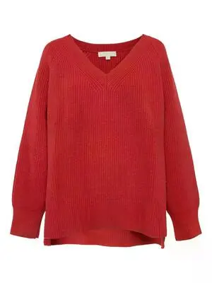 Michael Kors Ribbed V-neck Sweater
