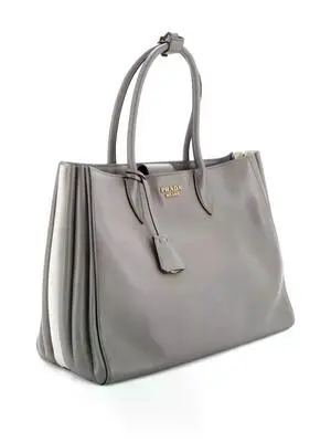 Prada Soft Bibliotheque City Calfskin Large Tote Bag