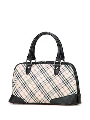 Burberry Nova Check Canvas Handbag