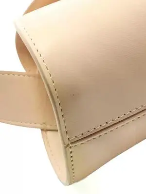 JIL SANDER Cannolo Leather Shoulder Bag - Pink