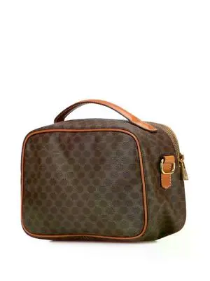 Celine 1996 Macadam Coated Canvas Satchel