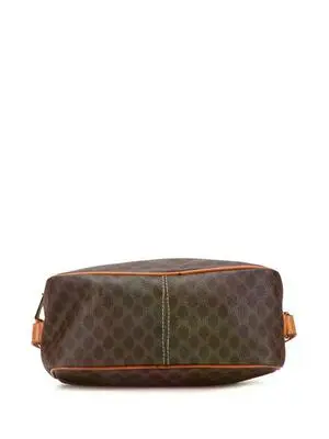 Celine 1996 Macadam Coated Canvas Satchel