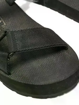 Prada Logo Print Flat Sandals