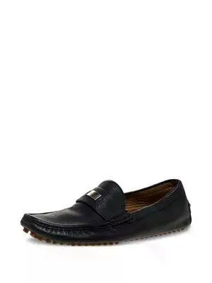 Gucci Leather Loafers - Black