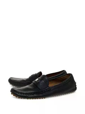 Gucci Leather Loafers - Black