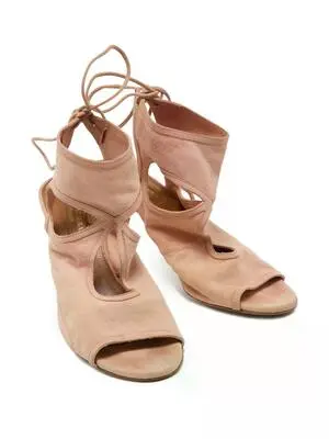 AQUAZZURA 85mm Suede Sandals