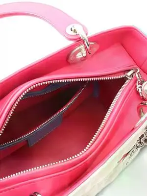 Dior 2010 Canage Lady Leather Handbag - Neutrals