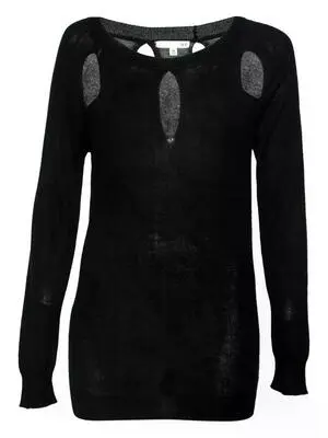 Christian Lacroix Cut-out Long Sleeve Sweater