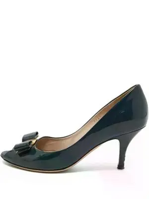 Ferragamo Peep Toe Pumps