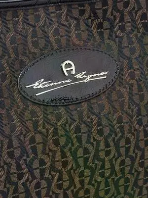 AIGNER Monogram-pattern Shoulder Bag