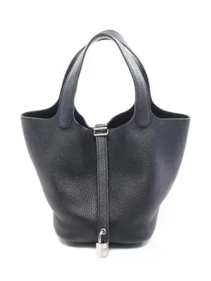 Hermès Picotin Lock Pm Handbag - Black