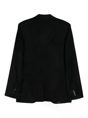 Dolce & Gabbana 2000s Pinstriped Single-breasted Jacket - Black