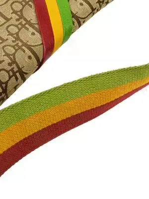 Dior 2004 Rasta Oblique Saddle Bag - Neutrals