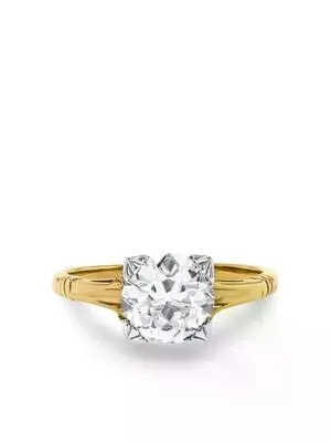 PRAGNELL 14kt Yellow Solitaire Diamond Ring - Gold