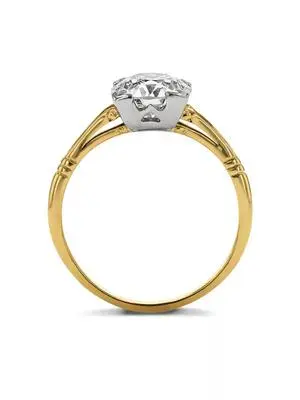 PRAGNELL 14kt Yellow Solitaire Diamond Ring