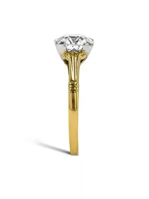 PRAGNELL 14kt Yellow Solitaire Diamond Ring