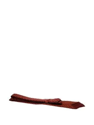 Ermenegildo Zegna Chevron-stripe Tie - Red