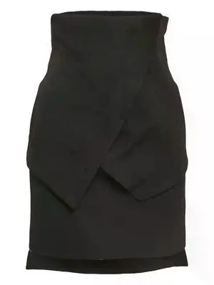 Givenchy Midi Skirt With Overlap Panels