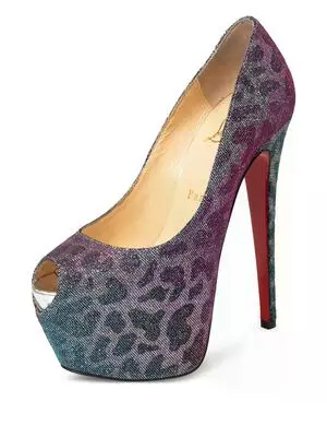 CHRISTIAN LOUBOUTIN 155mm Leopard-print Pumps