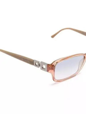 BVLGARI Rectangle-frame Sunglasses - Brown